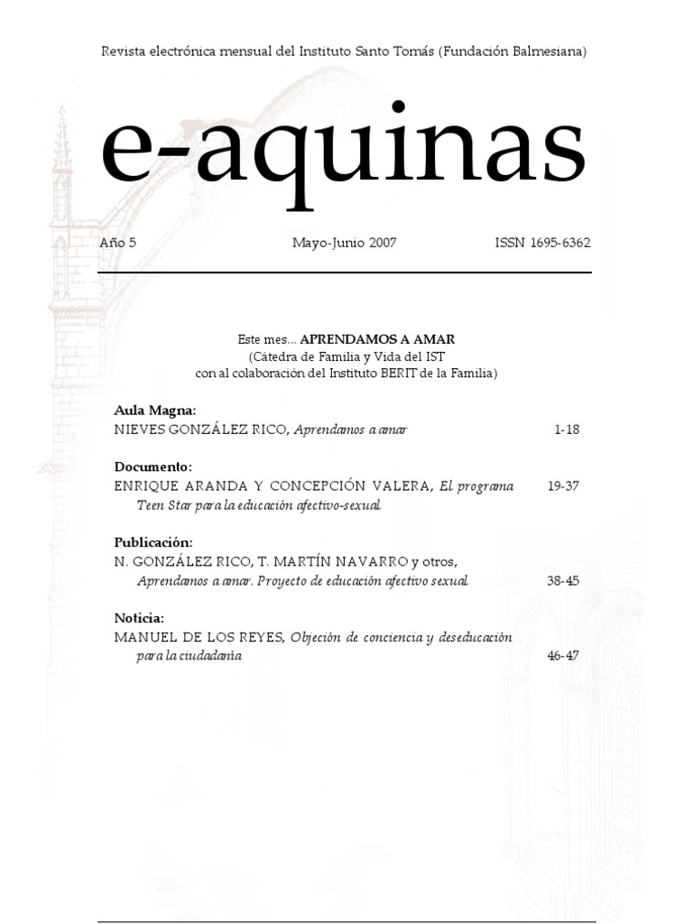 El Programa Teen Star para La Educaci N Afectivo Sexual3 PDF | PDF | Juventud | Amor