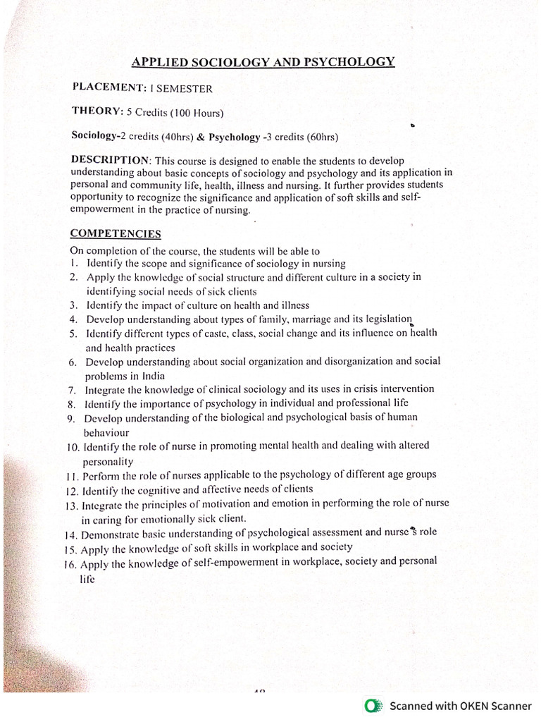 Applied Sociology and Psychology | PDF