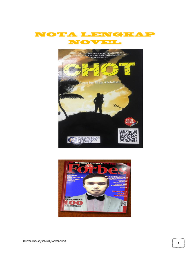 Nota Lengkap NOVEL CHOT | PDF