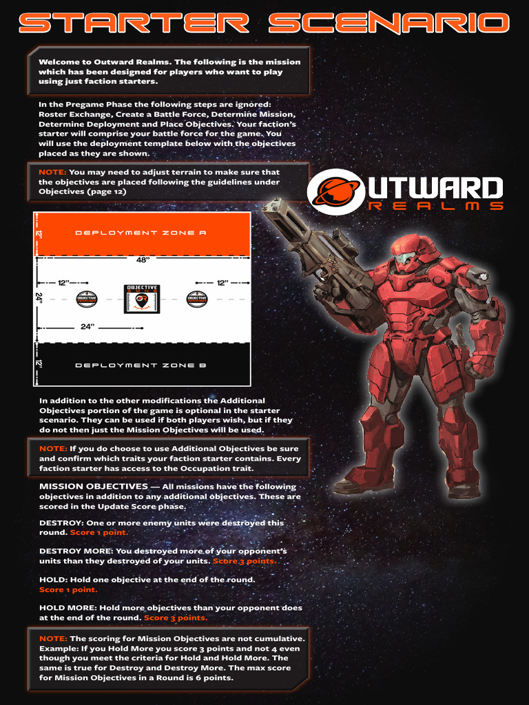 Outward Realms Starter Scenario | PDF