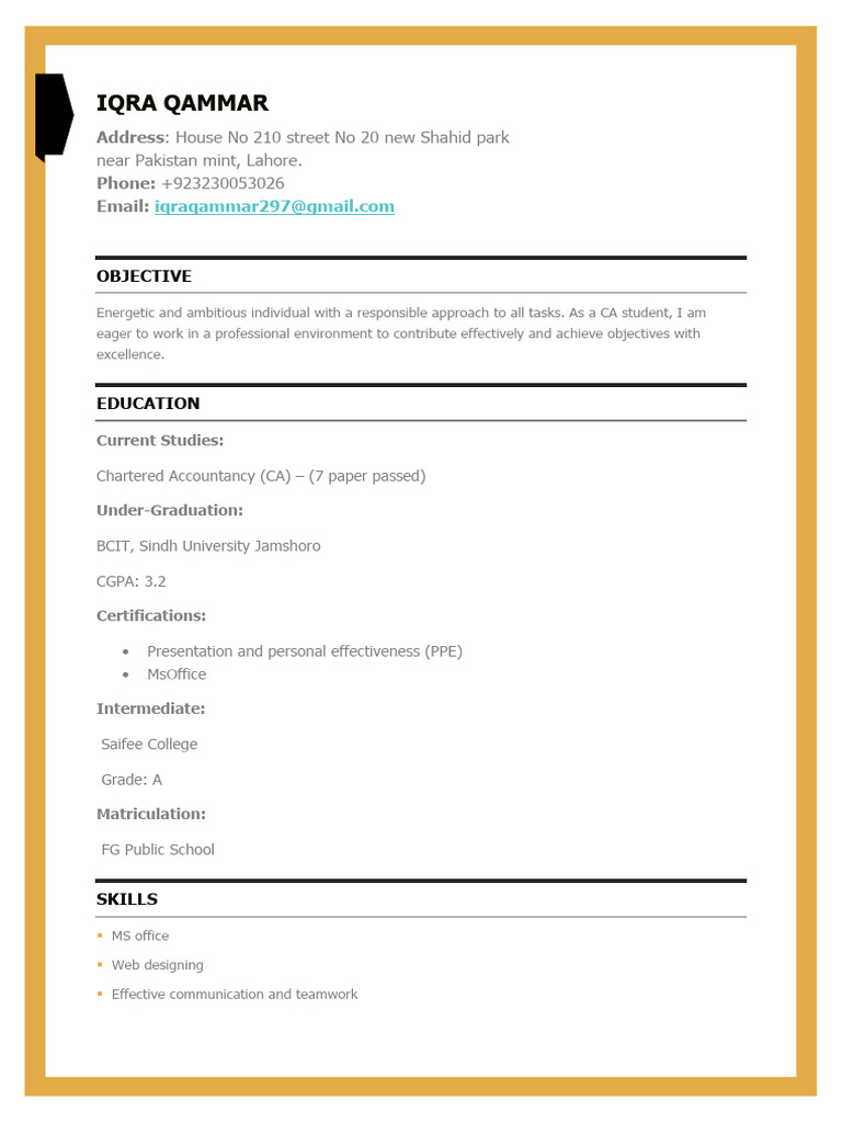 Iqra CV 3 | PDF