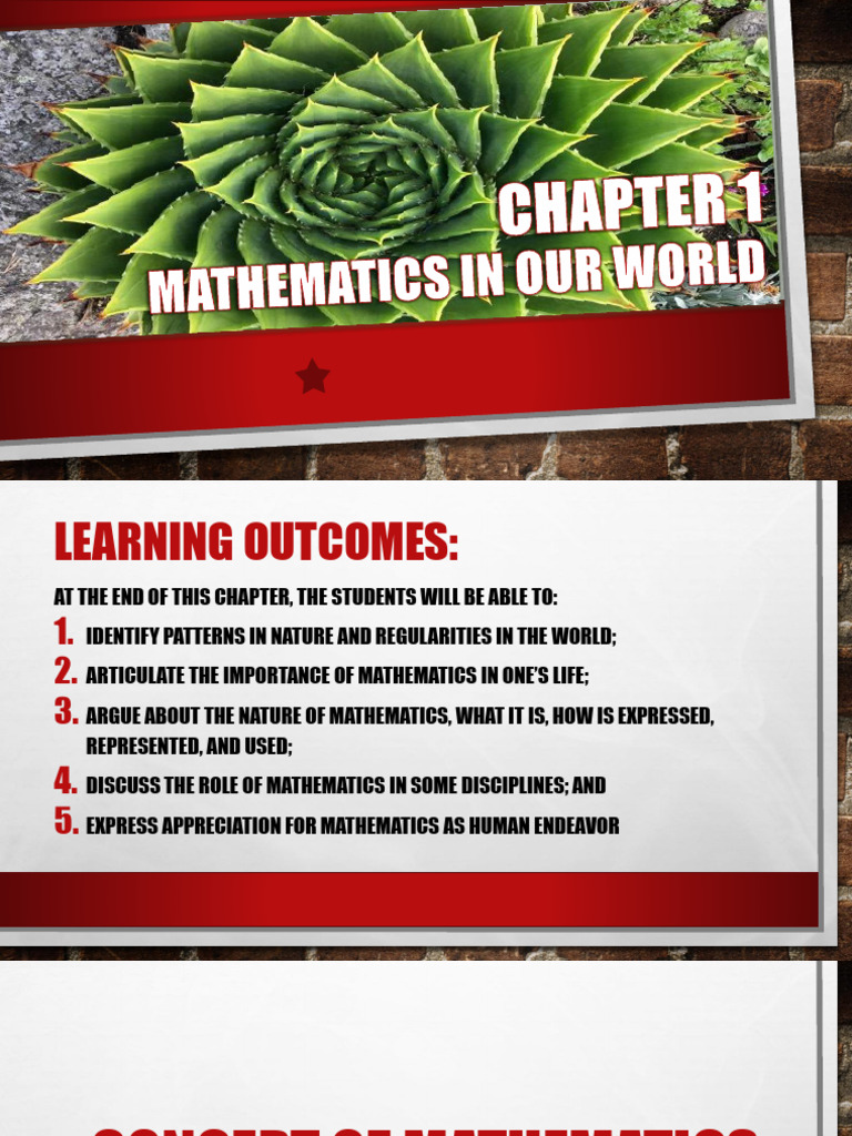 MMW Chapter 1 | PDF | Mathematics | Pattern