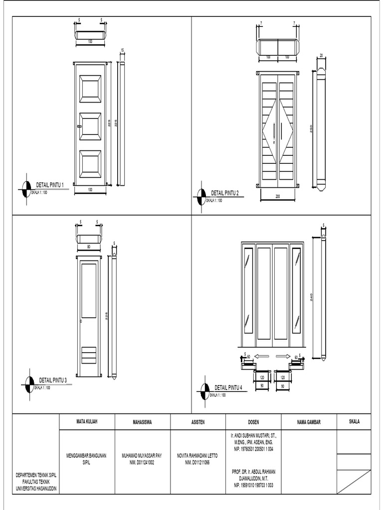 Detail Pintu | PDF