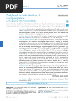 Peripheral Noradrenaline Infusion Guidelines | PDF | Intravenous ...
