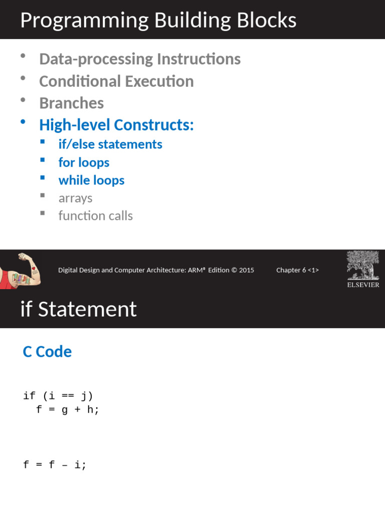 DDCAarm - Ch6 - 2b - High Level Construct and Function Calls | PDF | Control Flow | Assembly ...