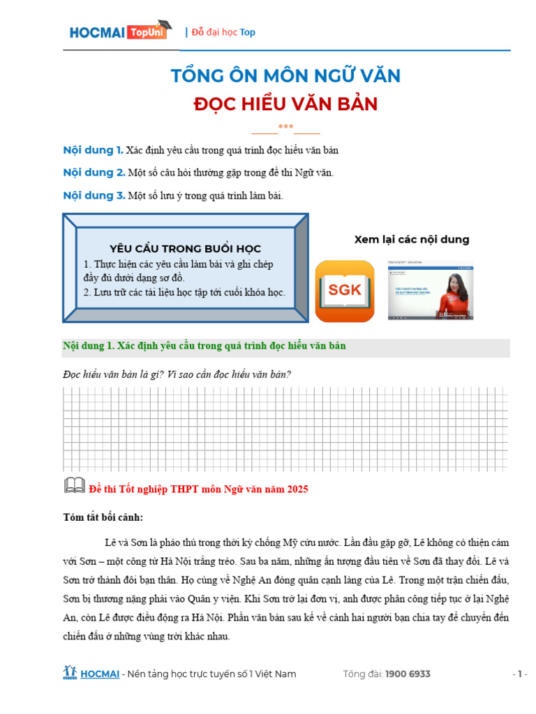 TLHS B5 Doc Hieu Van Ban 1 | PDF