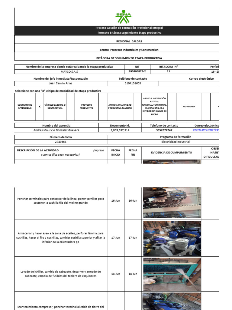 Bitacora #11-Andres Gozalez | PDF