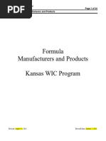 WIC Approved Formulas Nutritionalsedit12.31.24 - CMD | PDF | Infancy ...