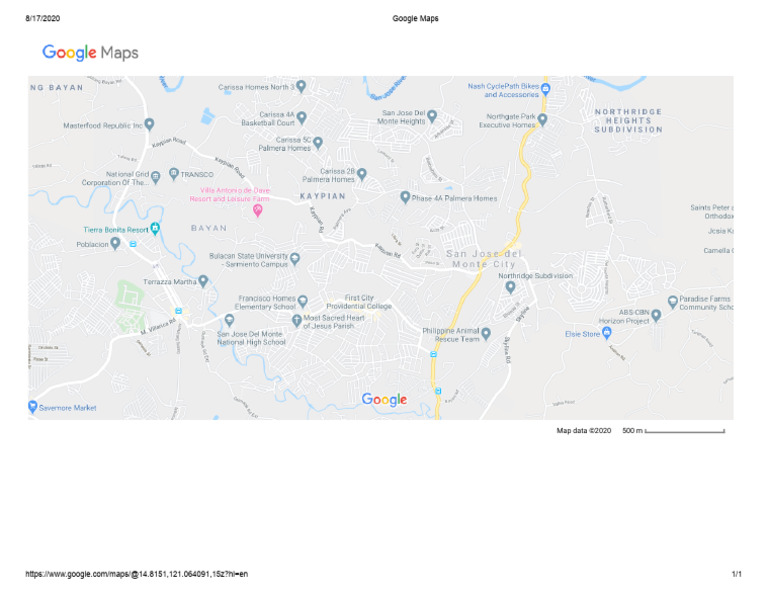 Google Map | PDF