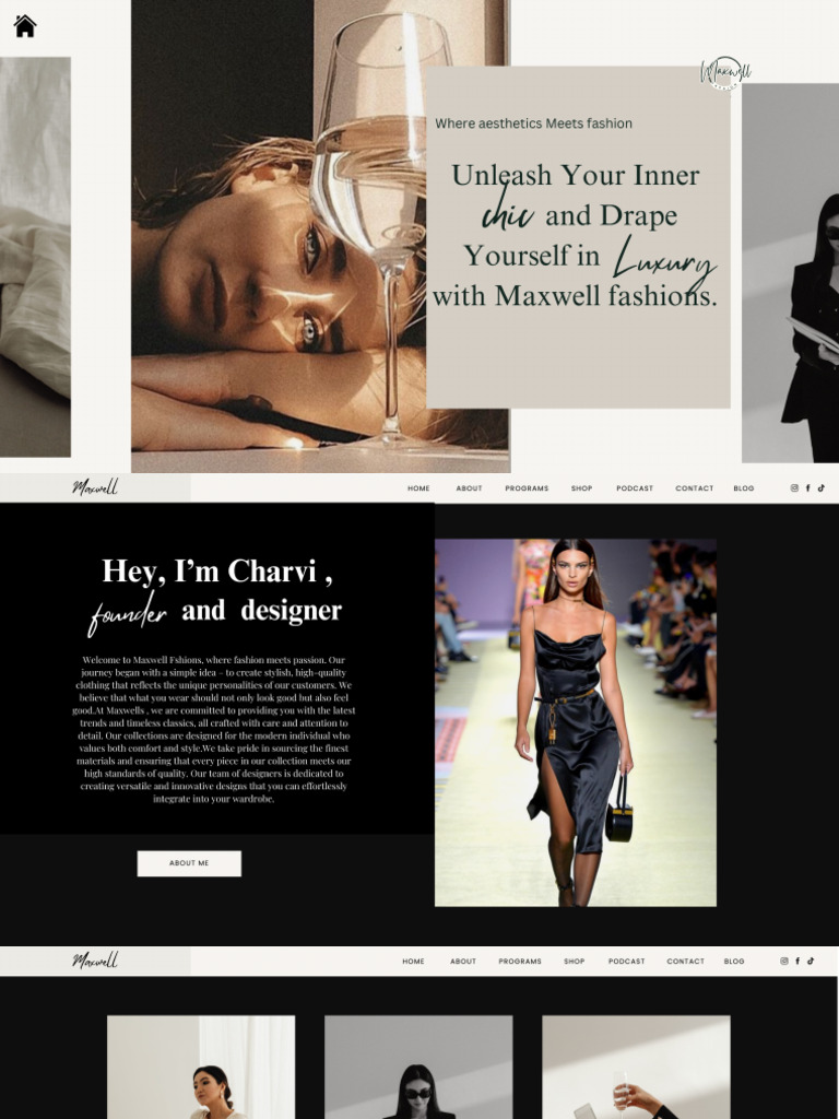 Digital Marketing Website Layout | PDF