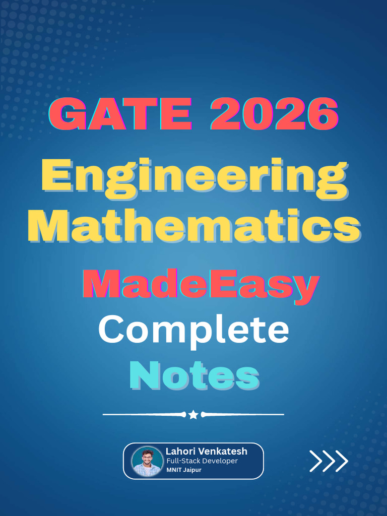 Full-Stack Developer Profile: GATE 2026 | PDF