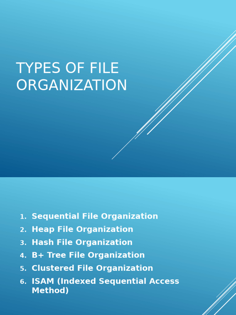 File Organization DBMS Continued | PDF
