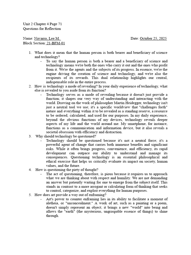 Sts Midterm Activity Lee | PDF