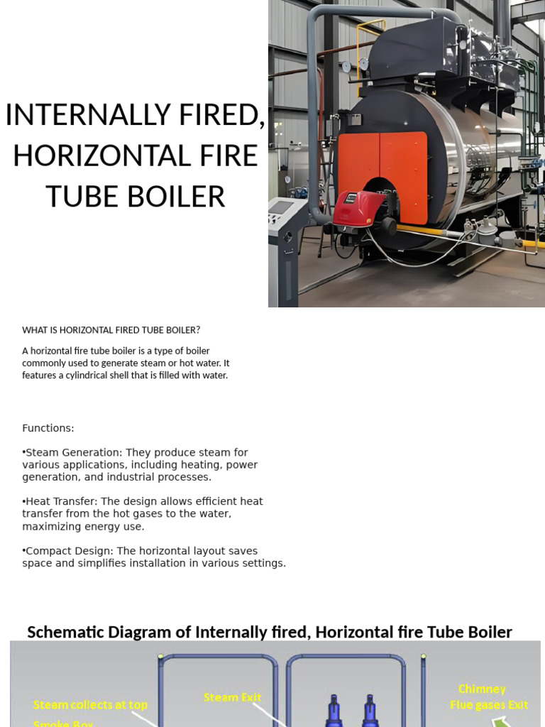 Internally Fired Horizontal Fire Tube Boiler | PDF | Boiler | Gas ...