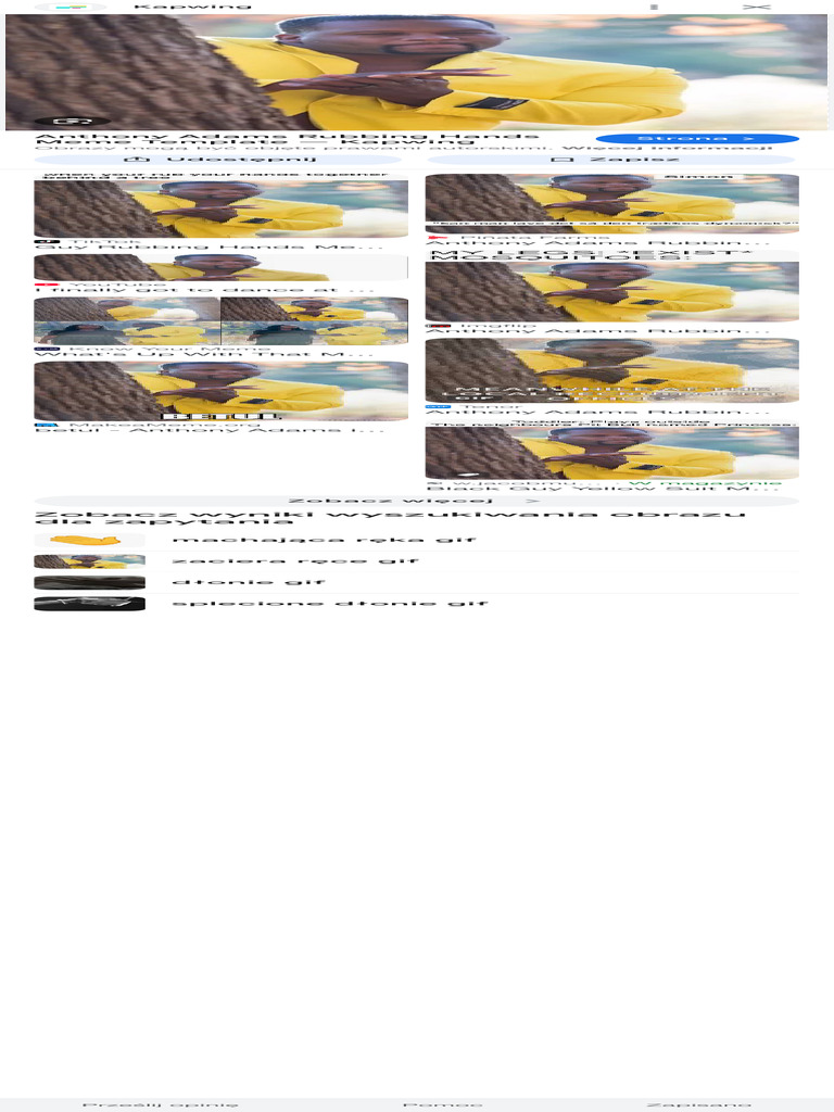 Anthony Adams Rubbing Hands Gif - Szukaj W Google | PDF