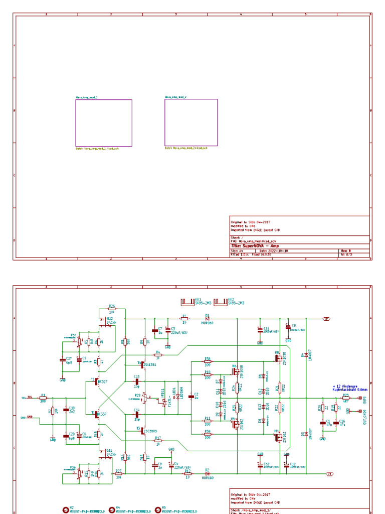 SuperNOVA - Amp - Schematics | PDF