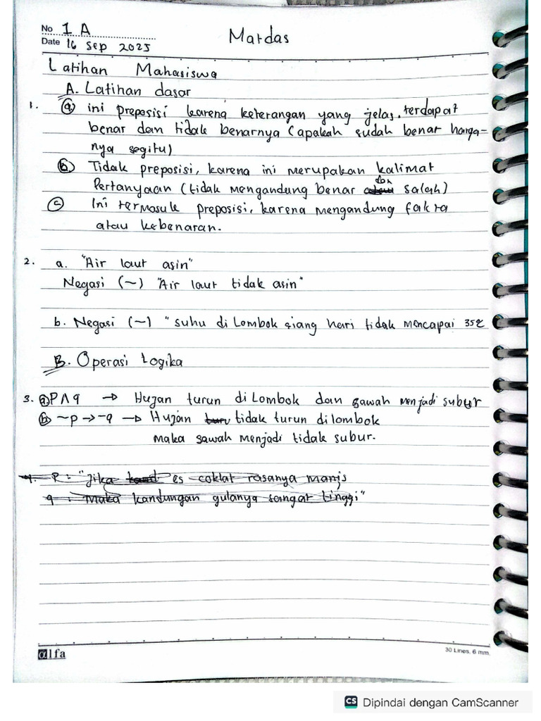 Latihan1 - Ahmad Khazai Nusalam | PDF