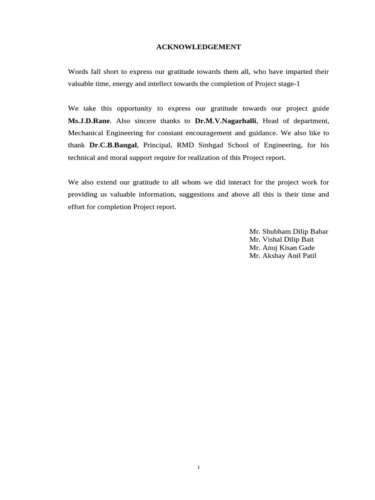 2.ackno To Abstarct. (1) - 1. | PDF | Strength Of Materials | Mechanics