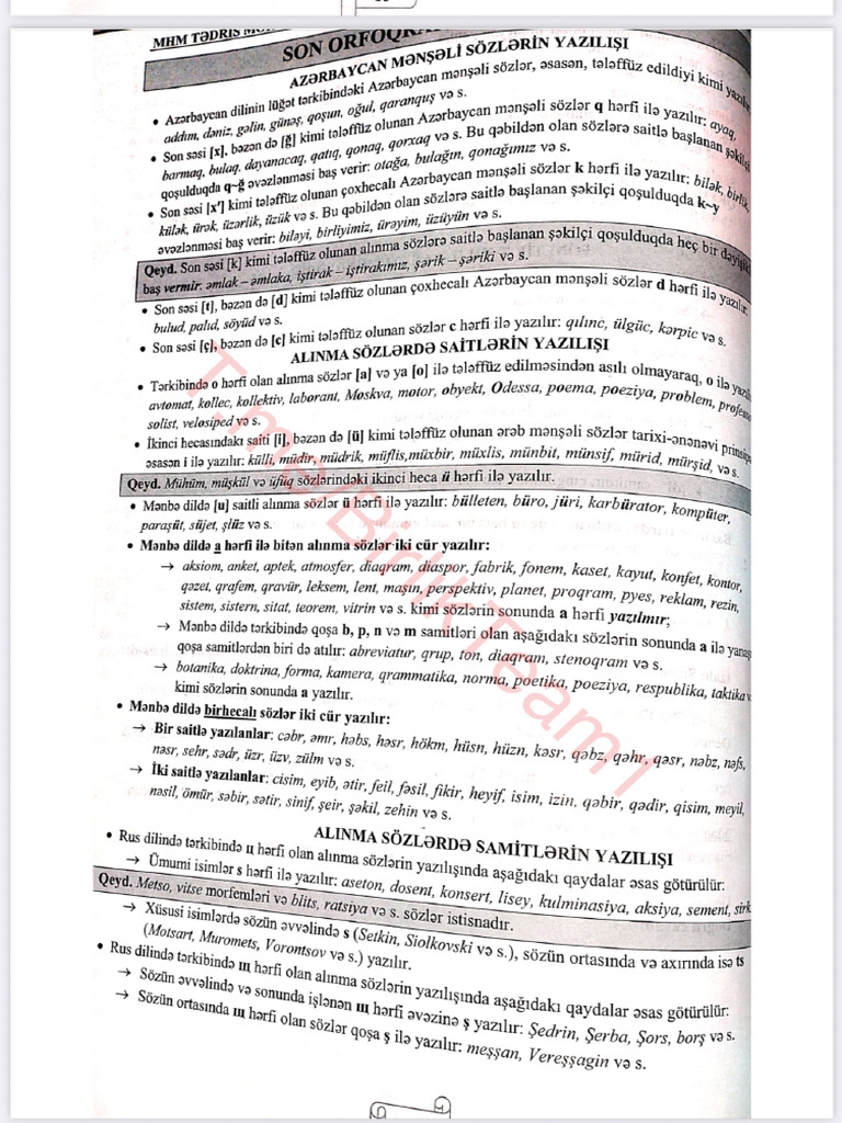 Orfoqrafiya Ve Orfoepiya | PDF