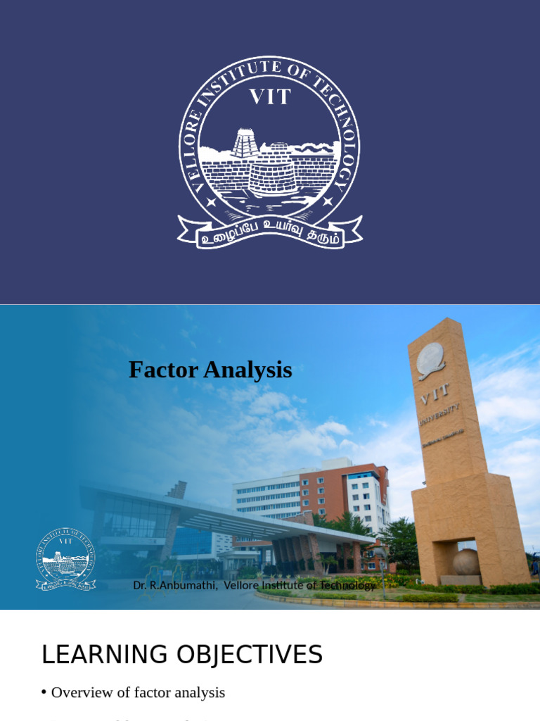 Understanding Factor Analysis Techniques | PDF | Factor Analysis ...