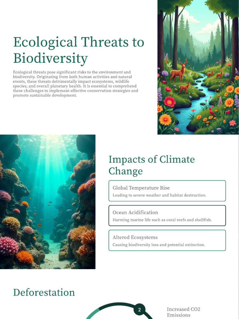 Ecological Threats to Biodiversity Explained | PDF | Habitat ...