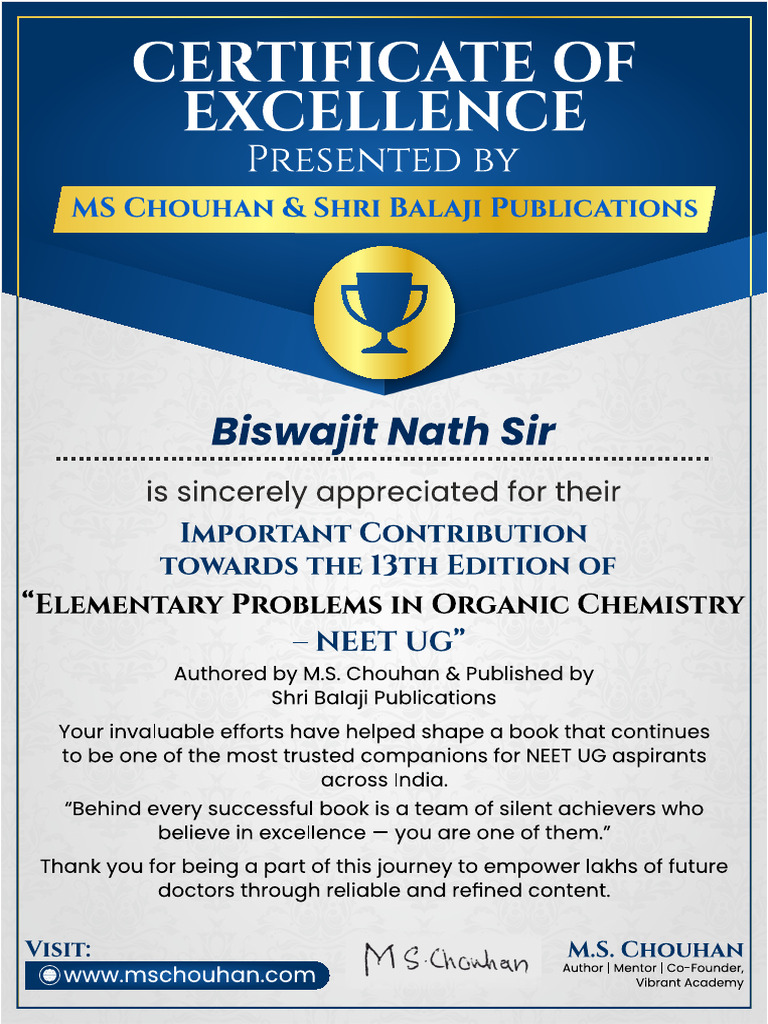 Biswajit Nath Sir Digital Certificate | PDF