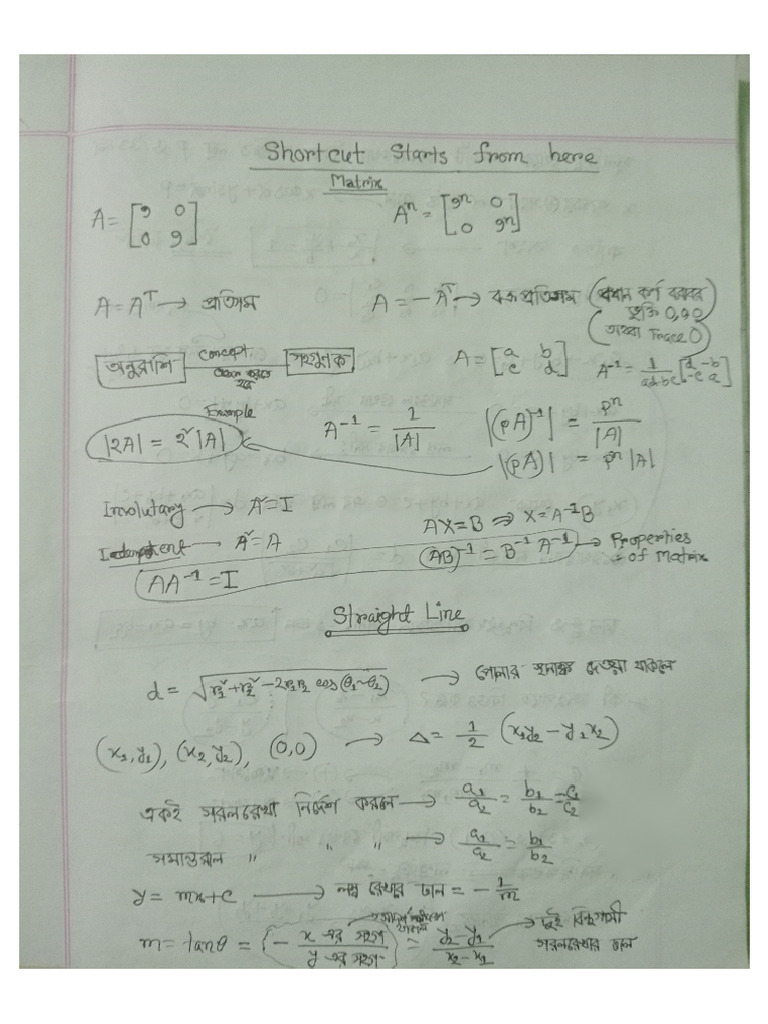 Math Shortcut Note For Varsity Admission | PDF