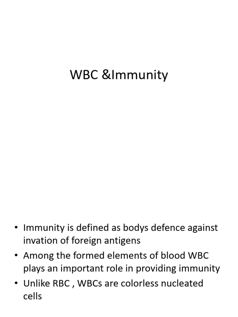 WBC 1-1 | PDF | White Blood Cell | Granulocyte