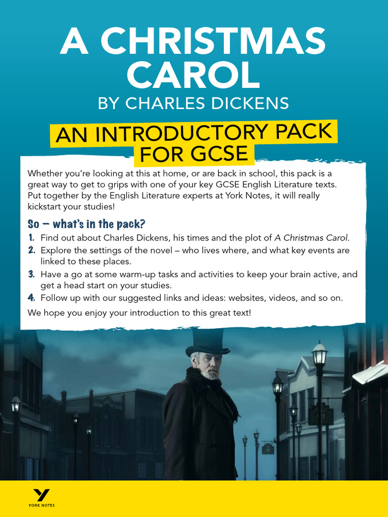 A Christmas Carol York Notes Intro Pack | PDF | Ebenezer Scrooge | A ...
