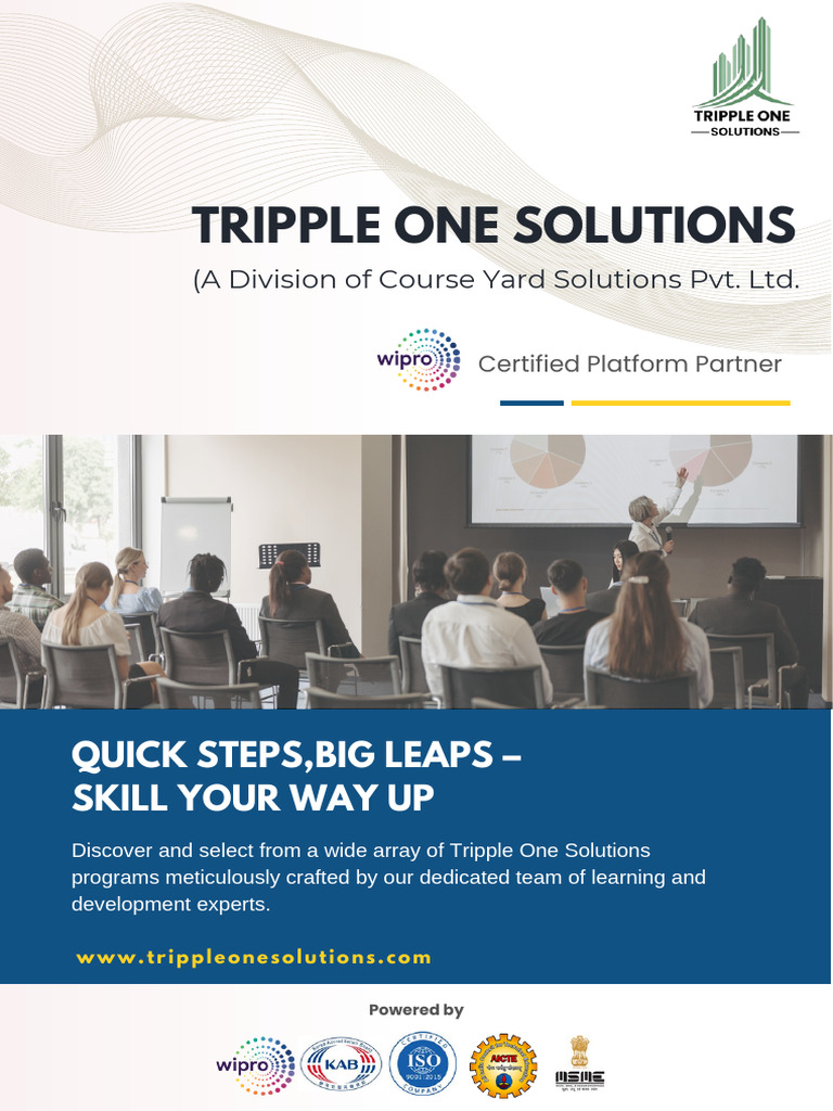 Tripple One Solutions Brochure | PDF | Mentorship | Cognition