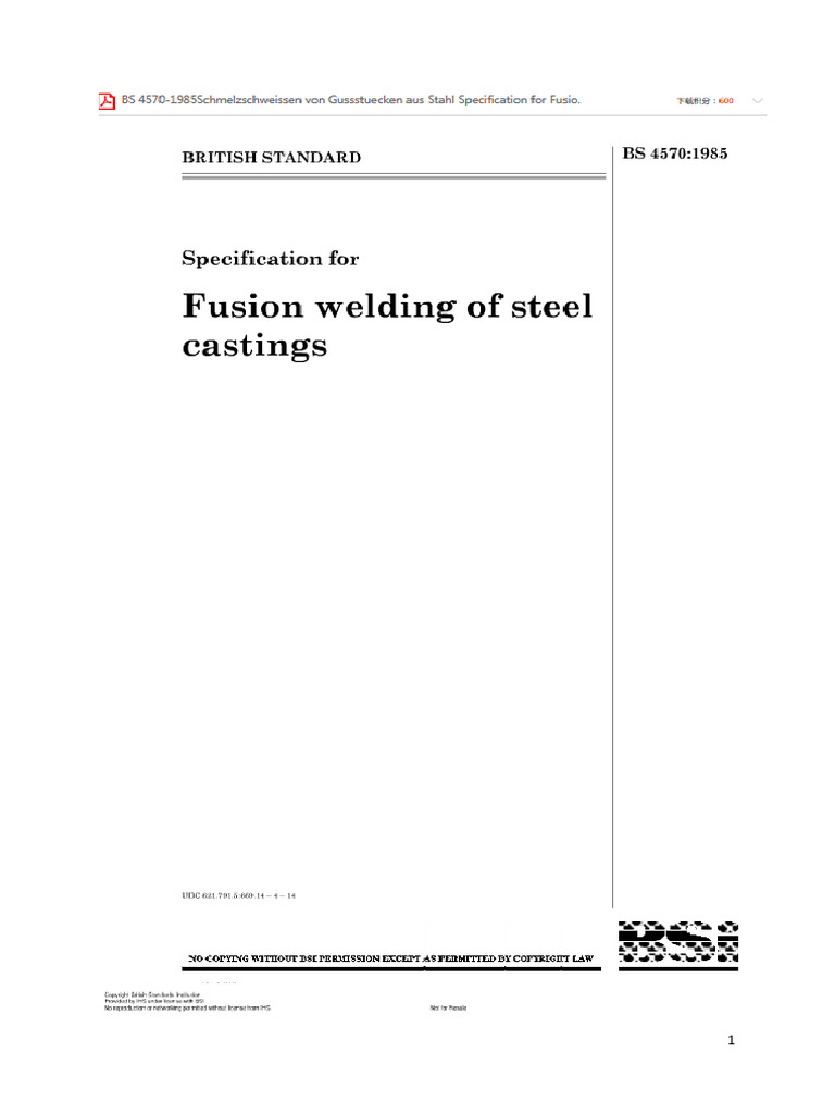 BS 4570-1985 | PDF