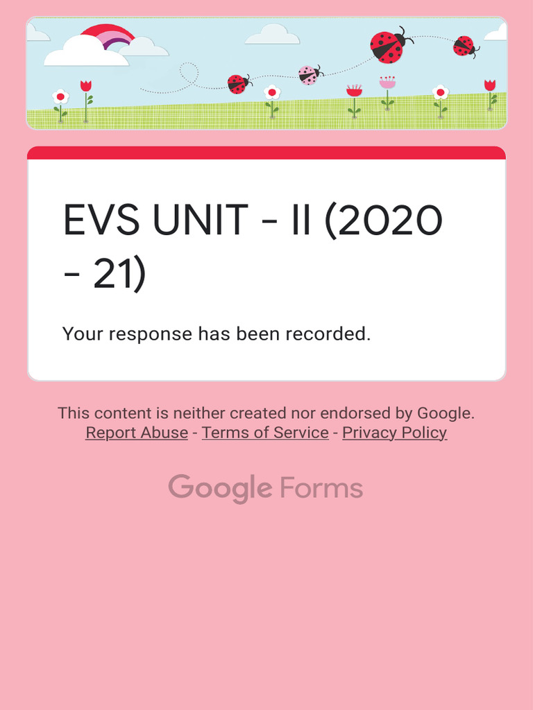 Evs Unit - Ii (2020 - 21) | PDF
