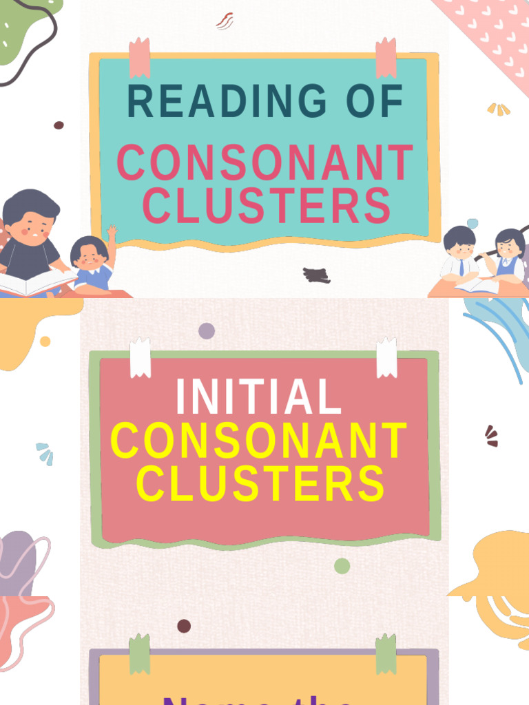Slide Decks For Level 5 Week 1 SPR Initial Consonant Clusters | PDF