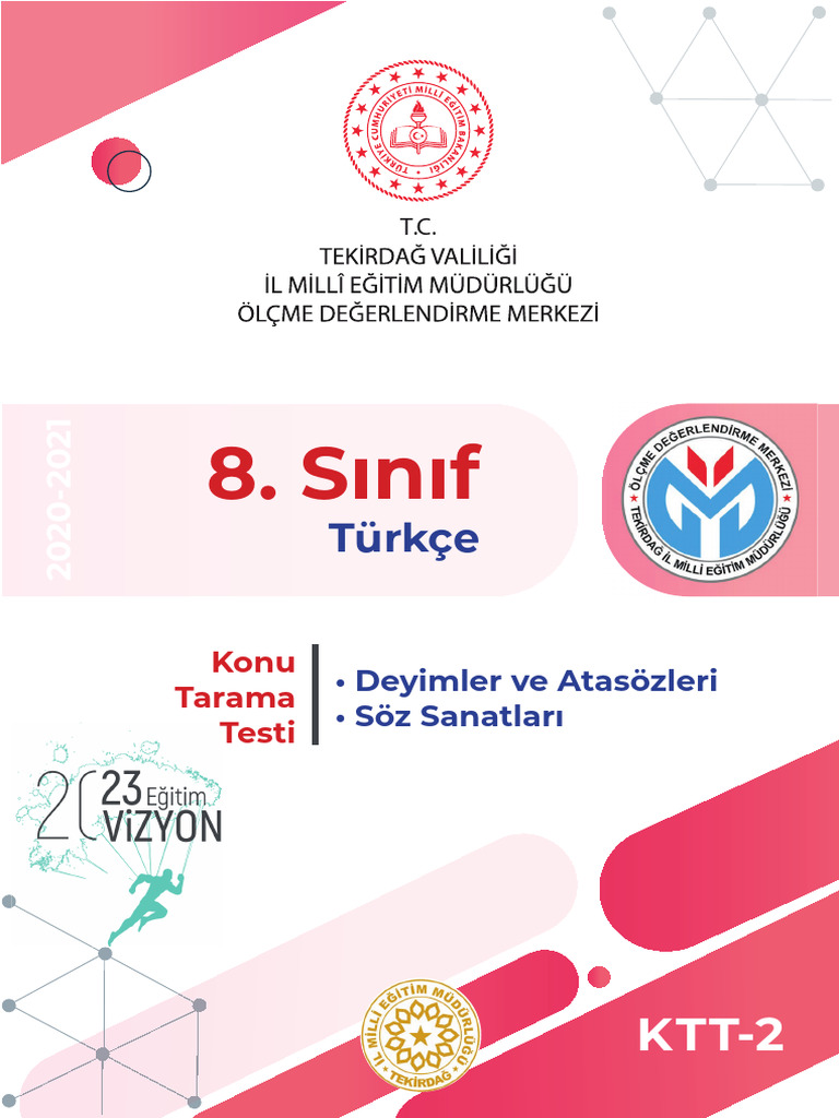 Turkce KTT 02 Deyimler Ve Atasozleri | PDF
