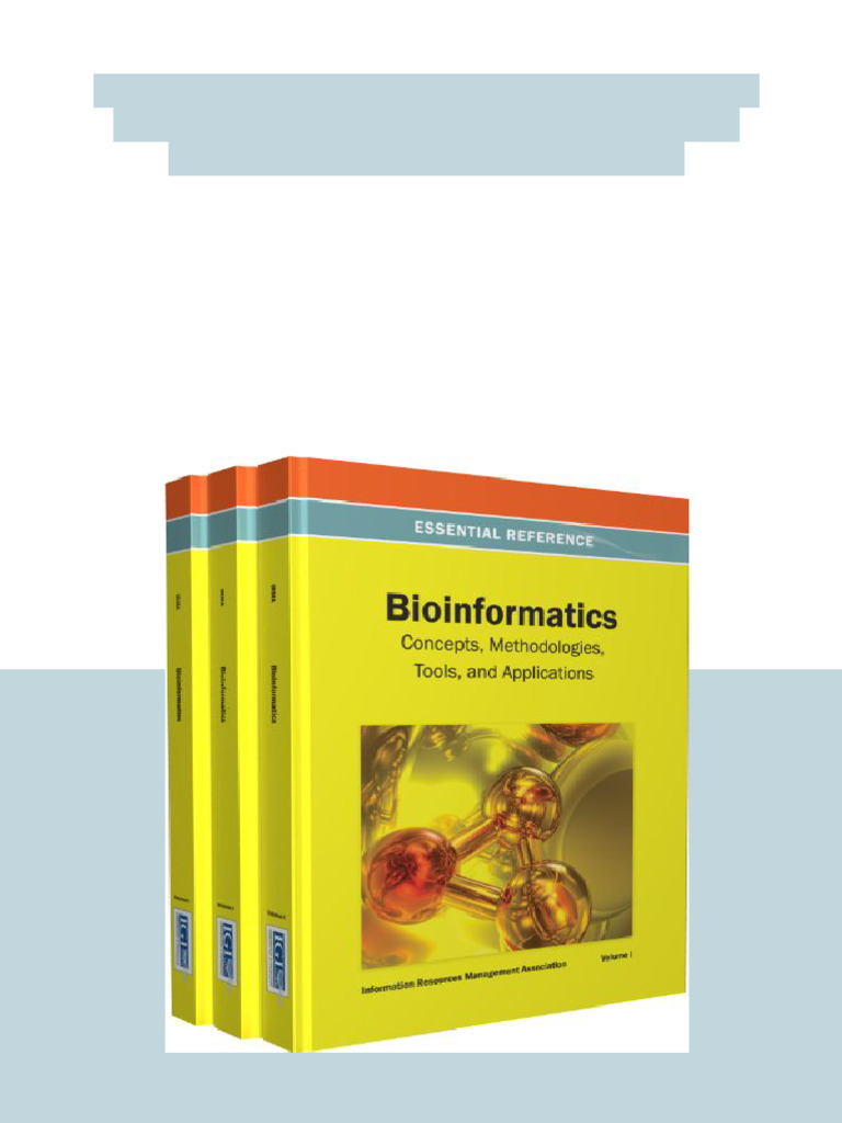 Bioinformatics Concepts Methodologies Tools and Applications 1st ...