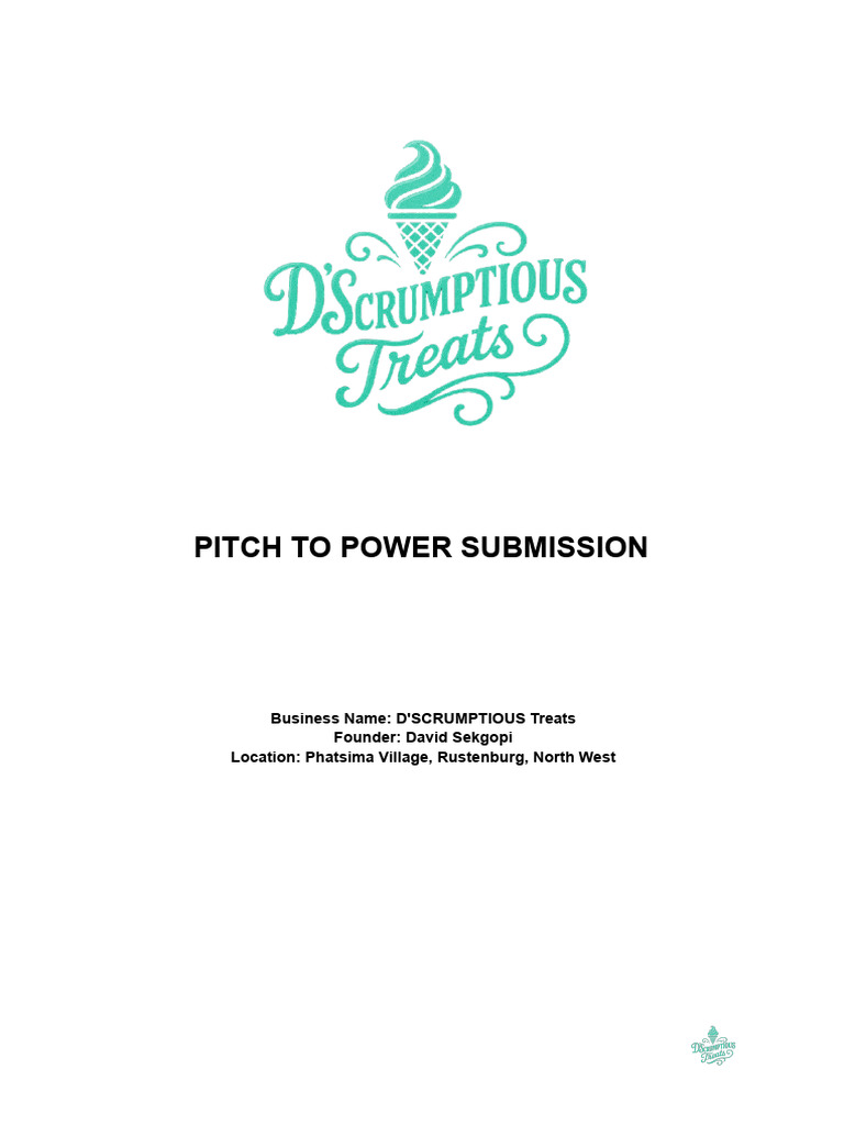Pitch To Power Submission | PDF | Business | Economies
