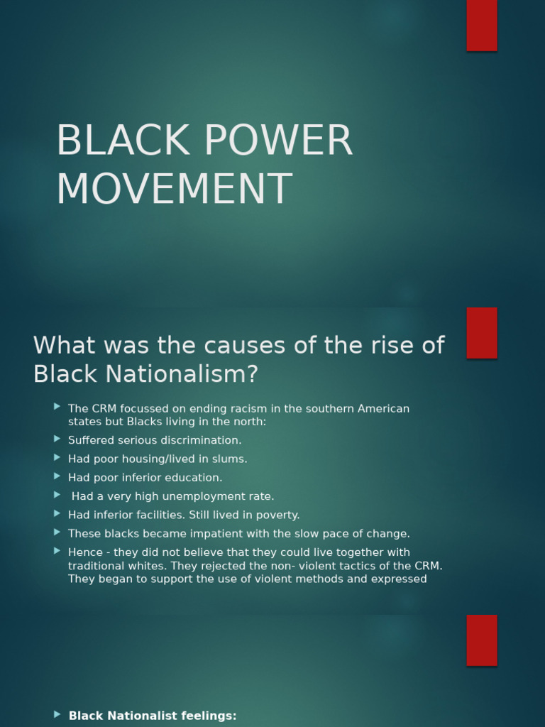 Black Power Movement 2024 | PDF | Black Power | Black Panther Party