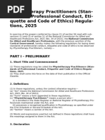 CSP Code of Professional Values | PDF | Physical Therapy | Autonomy