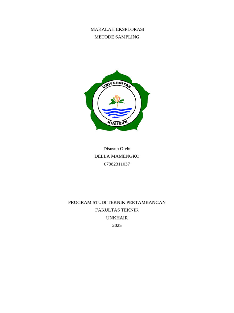 MAKALAH EKSPLORASI | PDF