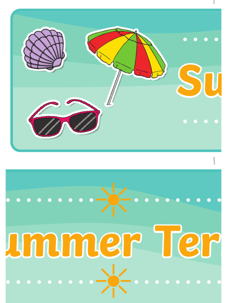 Summer Term Banner | PDF