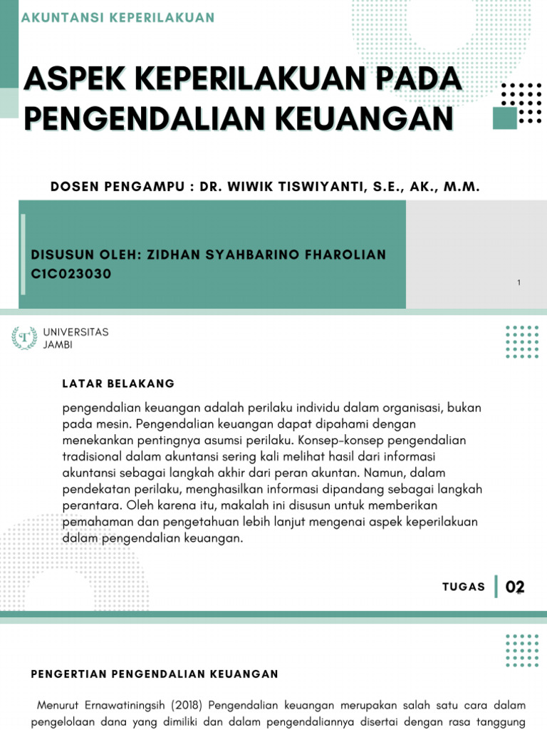 Zidhan Syahbarino Fharolian C1C023030 Pert.3 | PDF