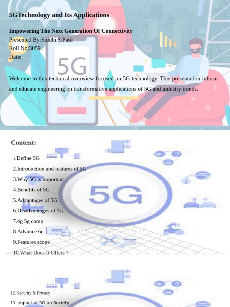 5G Technology Overview and Applications | PDF | Computer Security ...