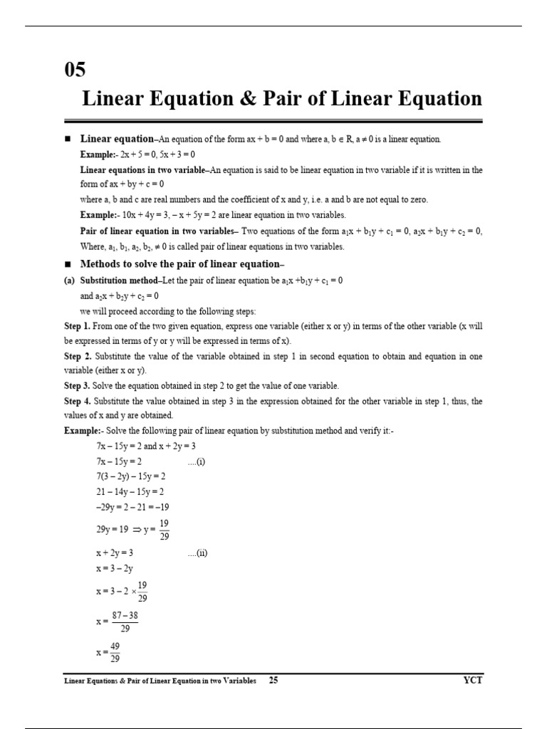 MadXAbhi Linear Equations & Pair of Linear Equation in Two by MadX ...
