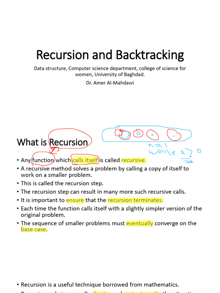 Recursion and Backtracking | PDF | Recursion | Function (Mathematics)