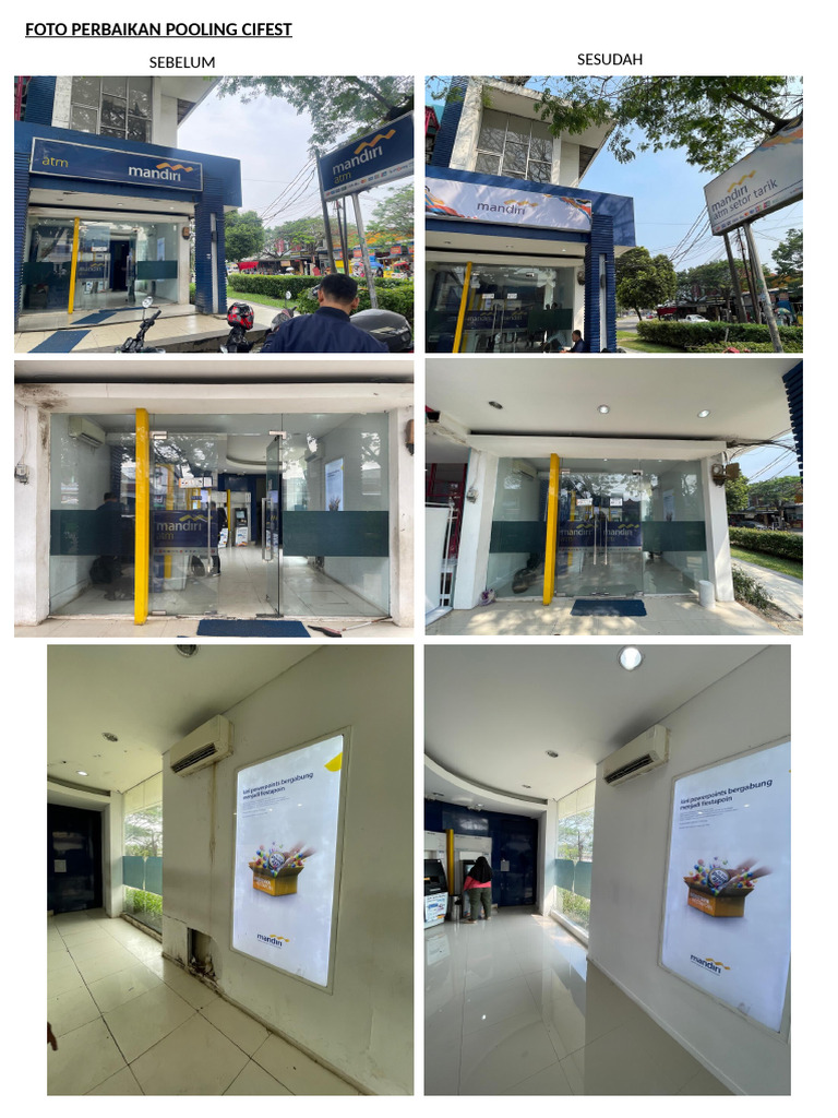 Foto Perbaikan Pooling Cifest & Sentra Niaga | PDF