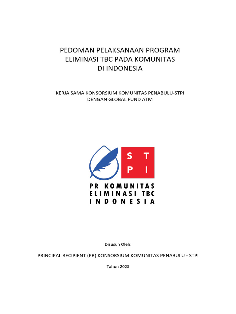 Pedoman Pelaksanaan Eliminiasi TBC Pada Komunitas Di Indonesia 2024 ...