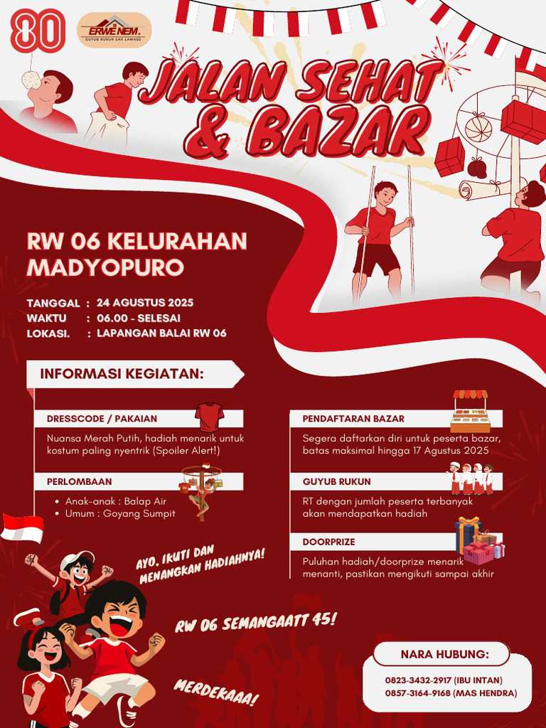 Jalan Sehat RW 06: Menangkan Hadiah! | PDF