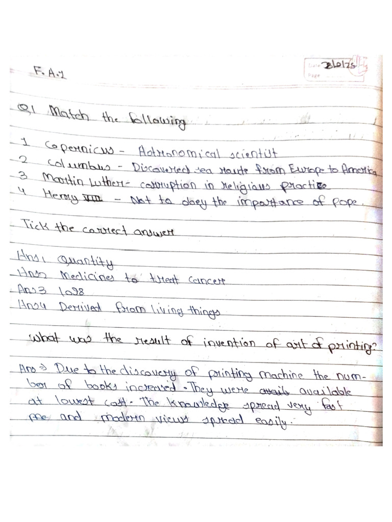 SST-Test Answer | PDF