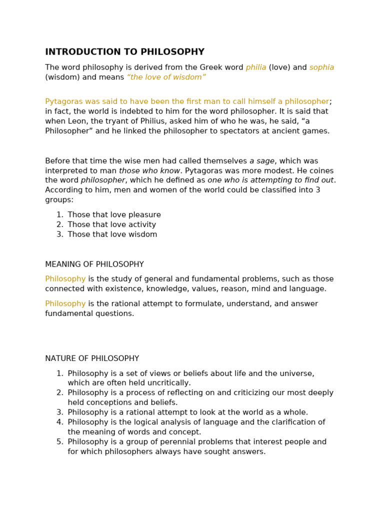 Introduction To Philosophy Pdf