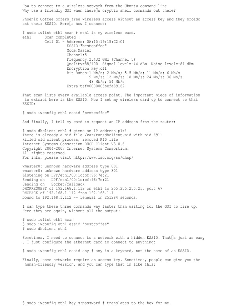 how-to-connect-to-a-wireless-network-from-the-ubuntu-command-line-pdf